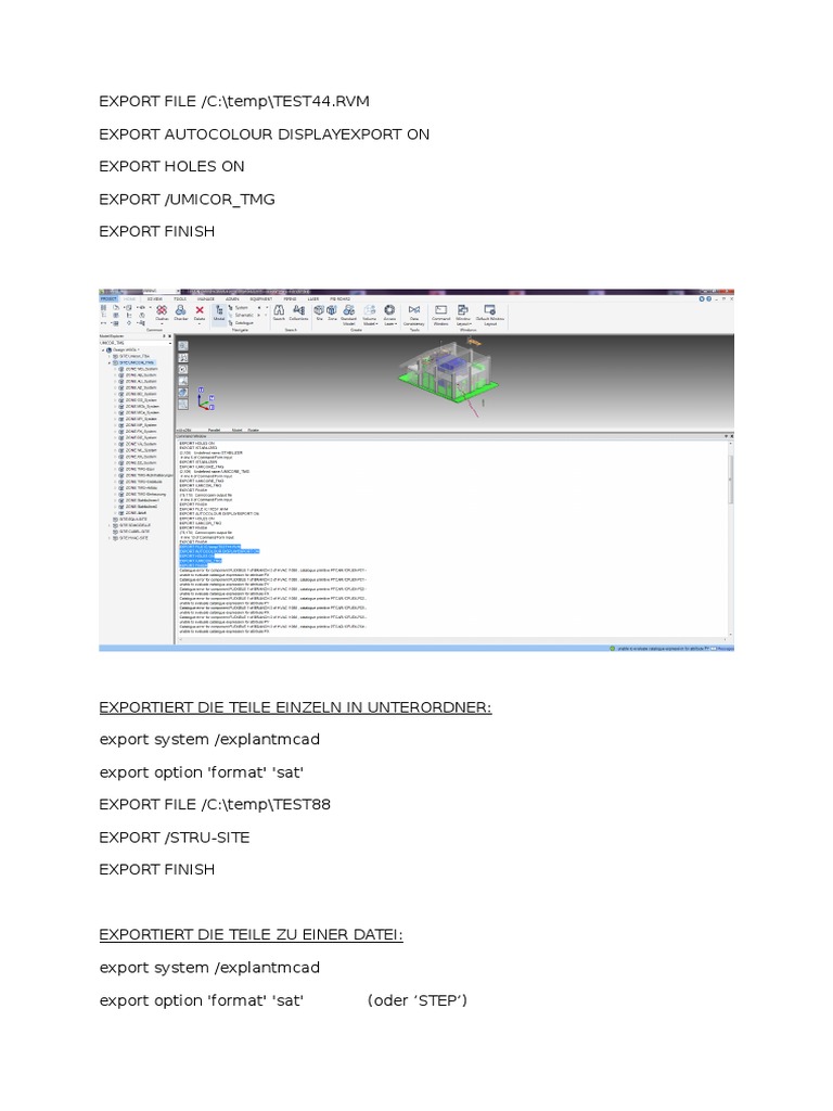 Pdms Export To RVM | PDF