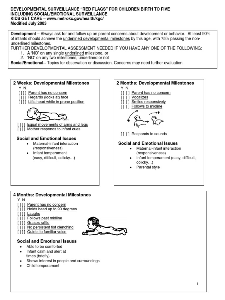 Developmental Red Flags | Infants | Temperament