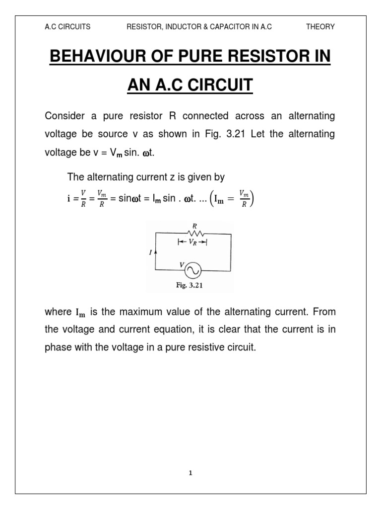 Theory | PDF | Ac Power | Electrical Impedance