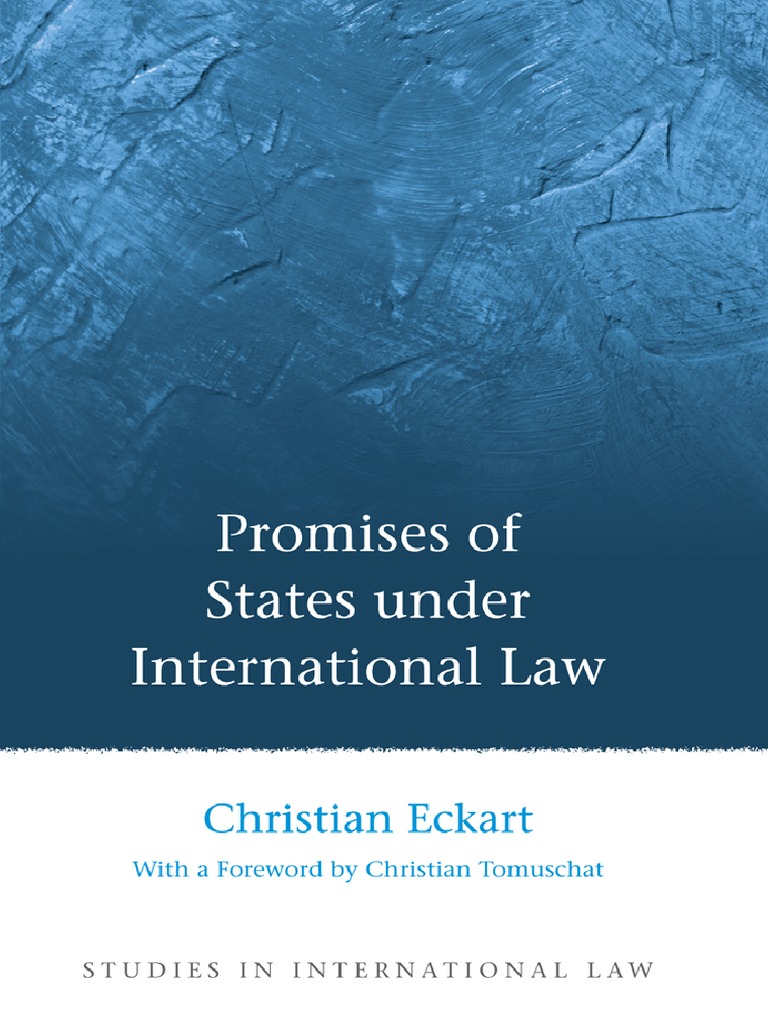Promises of States Under International Law | PDF | League Of Nations ...