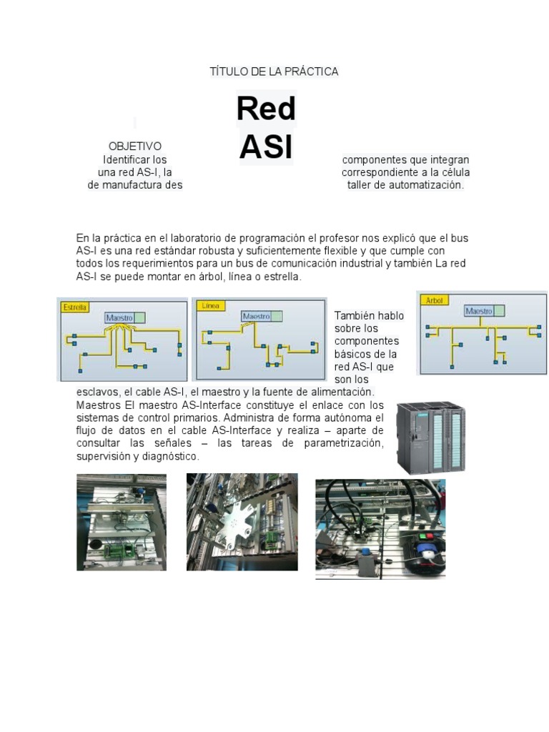 Componentes de la Red AS-I en Automatización | PDF | Informática
