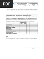 5 Acta Entrega EPP | PDF