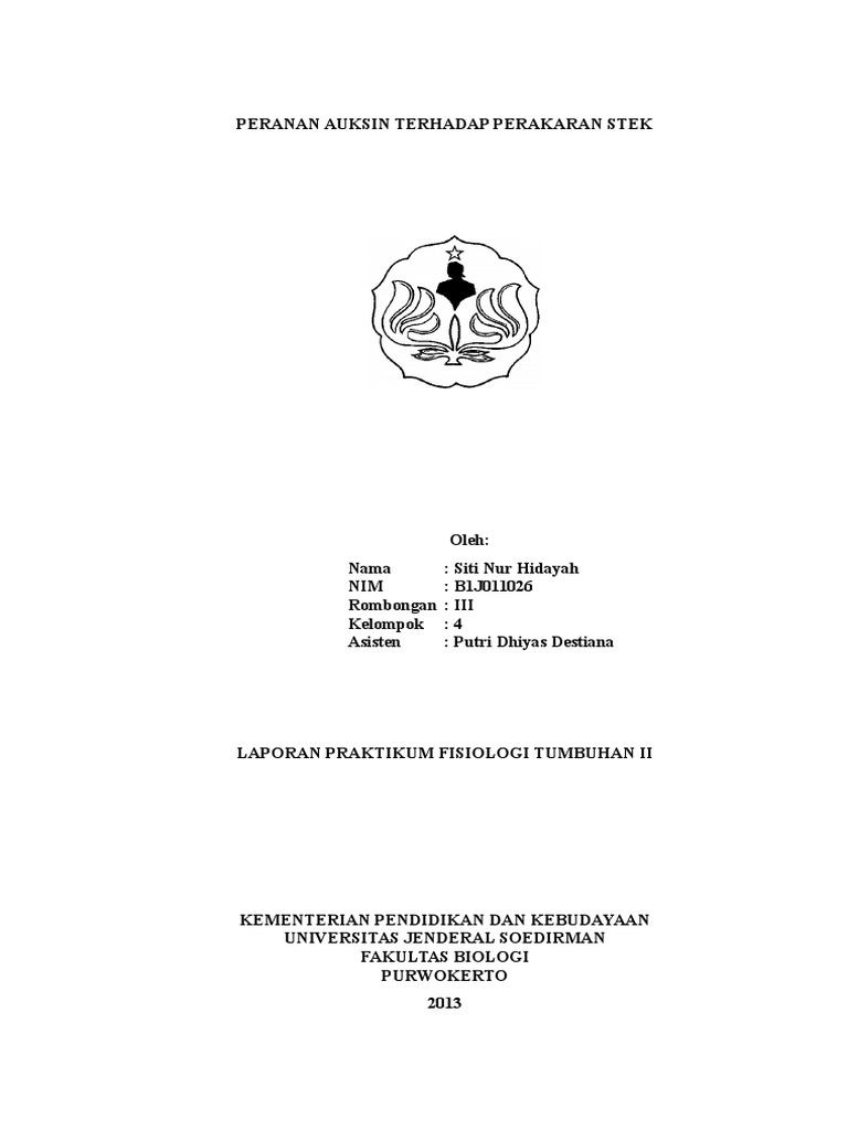 Peranan Auksin Terhadap Perakaran Stek | PDF | Griya & Taman ...