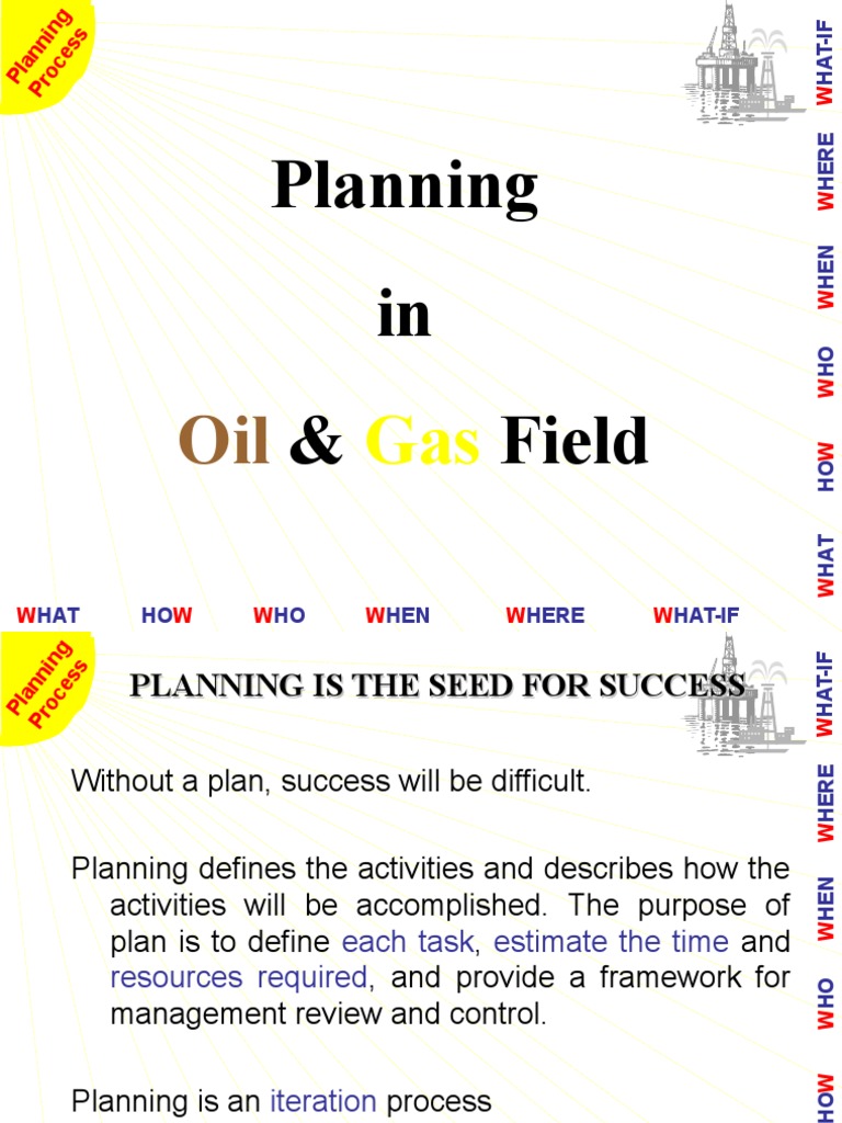 Oil & Gas Planning Process Guide | PDF | Blowout (Well Drilling) | Oil Well