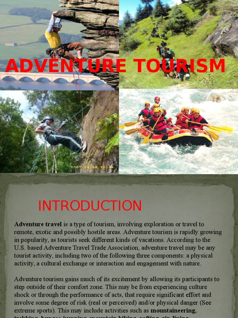 Types and Activities in Adventure Tourism | PDF | Adventure Travel ...