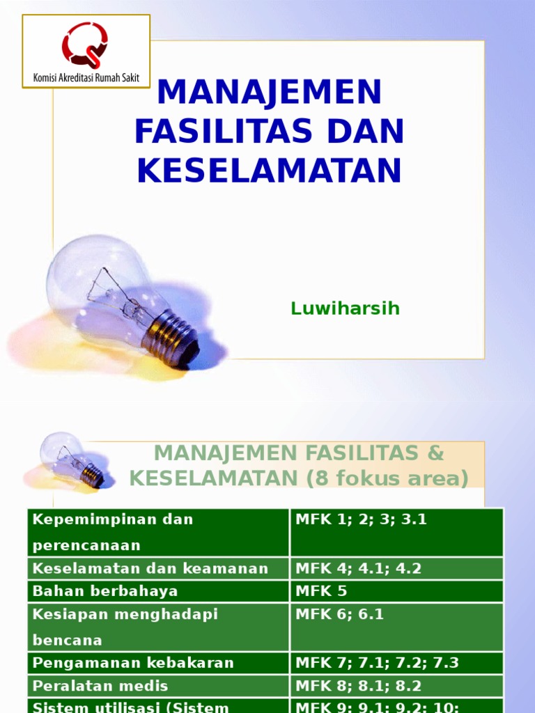 Manajemen Fasilitas & Keselamatan (MFK) | PDF | Sains & Matematika