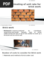 Extra Over Items Cost Analysis Guide | PDF | Brick | Masonry