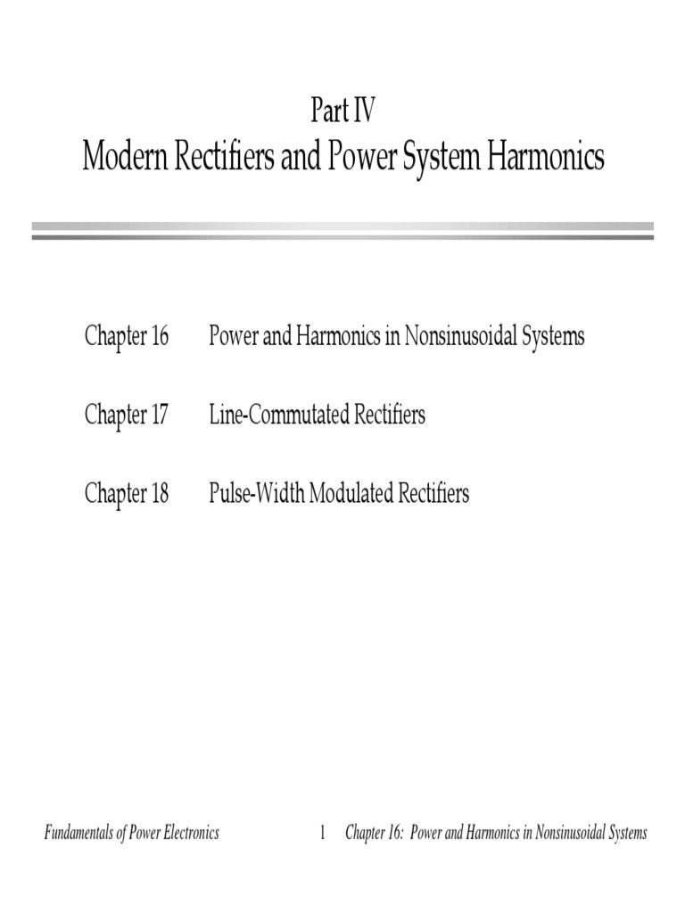 CH 16 Slides | PDF | Ac Power | Power Electronics