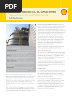 Shell Cansolv CO2 Capture System Fact Sheet | PDF | Technology ...