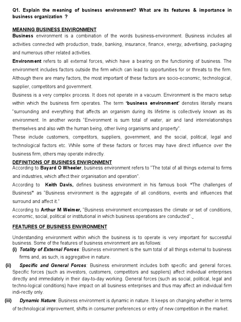 Indian Business Environment UNIT - 2 | PDF | Strategic Management ...