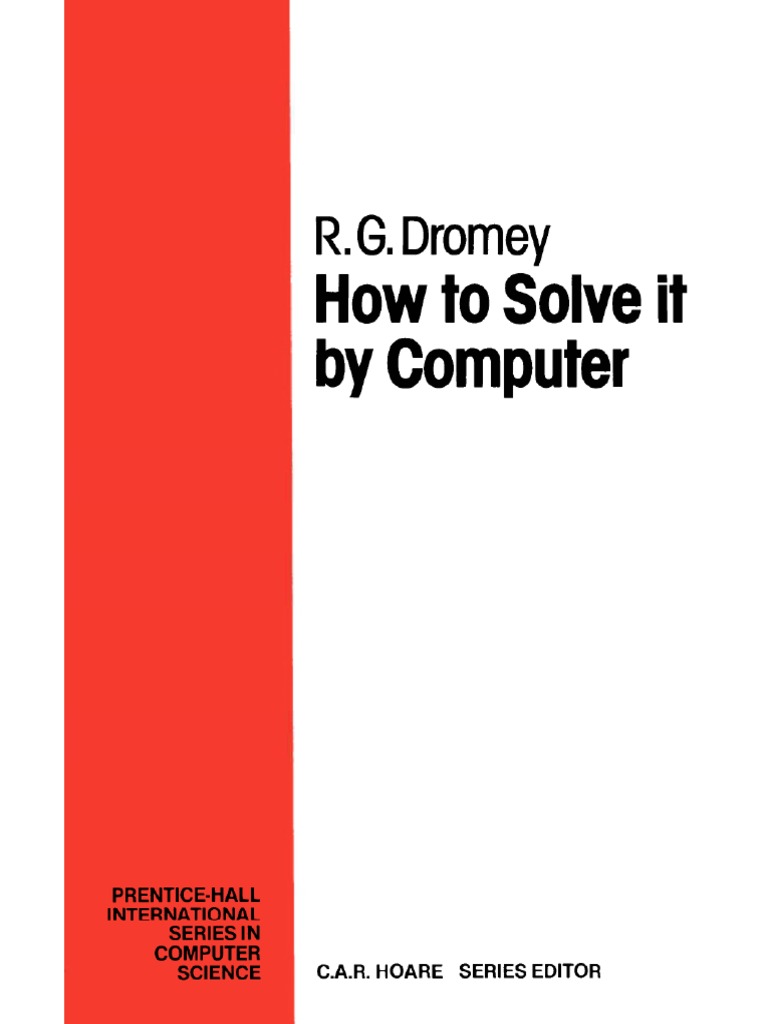 How To Solve It by Computer | PDF