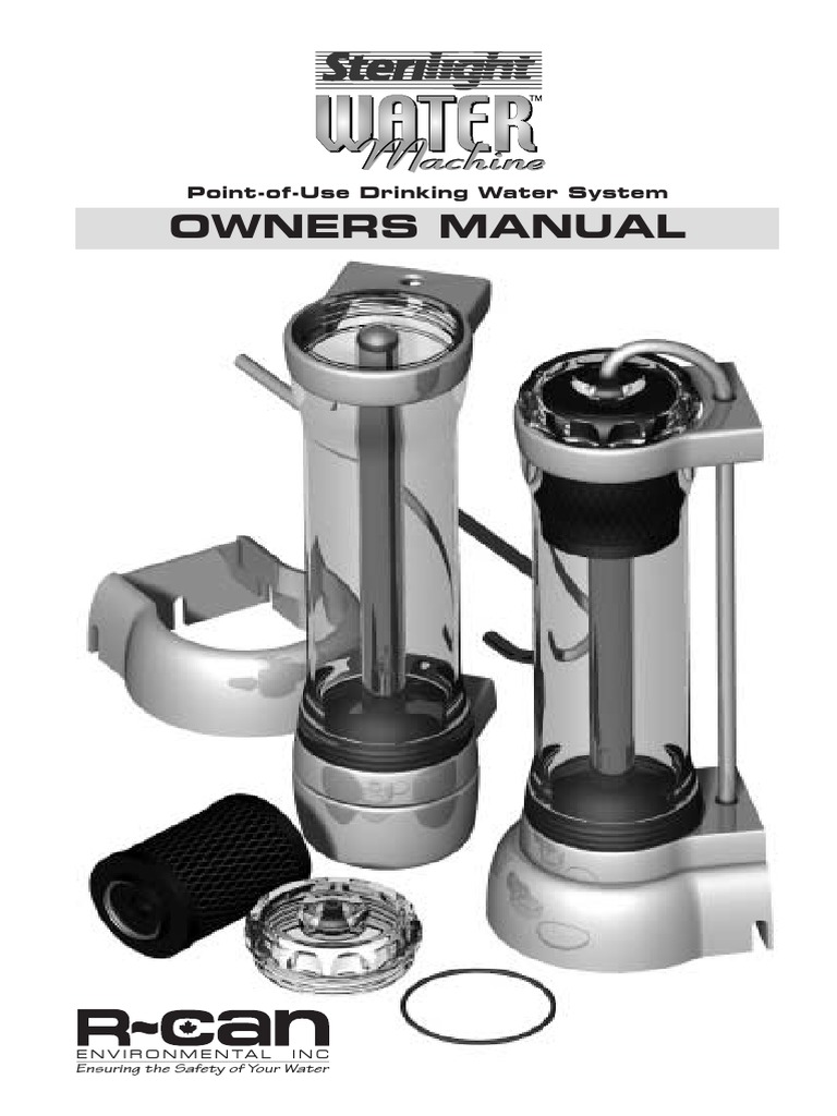 Owners Manual: Point-of-Use Drinking Water System | PDF | Tap (Valve ...