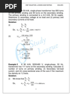 Numerical Problems Induction Motors | PDF