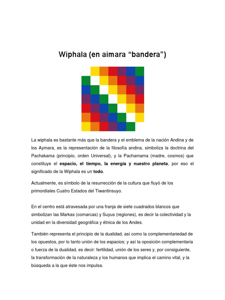 Wiphala 1 | Tierra | Ciencia (general)