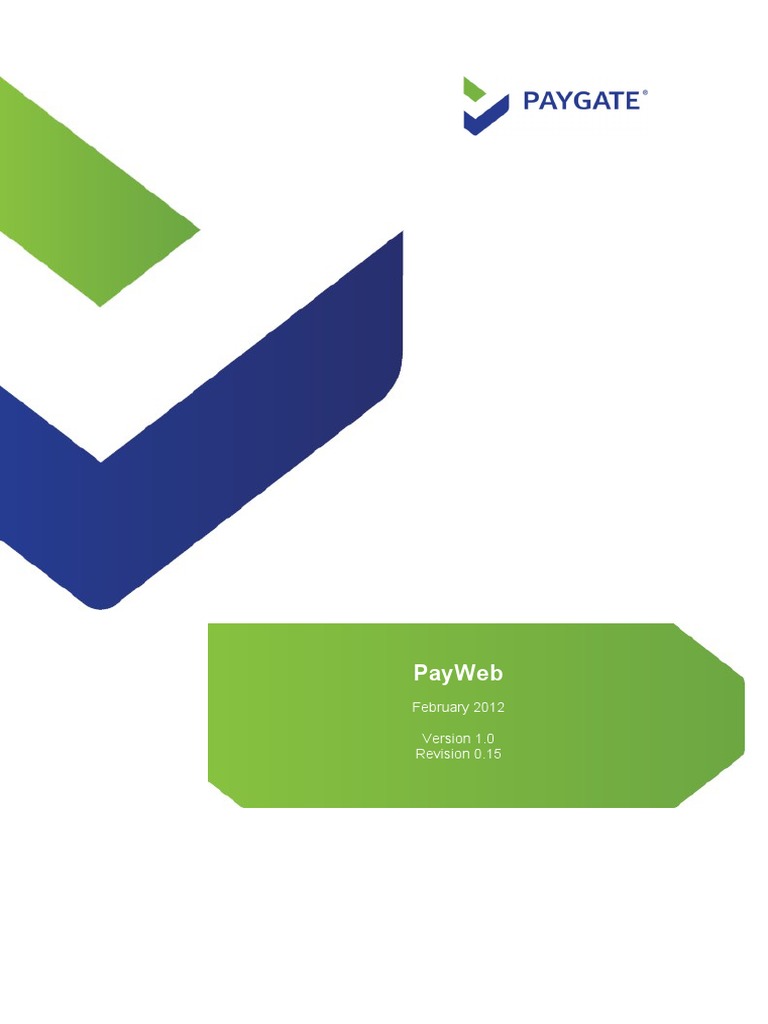 PayGate PayWebv2 v1.15 | PDF | Visa Inc. | Master Card