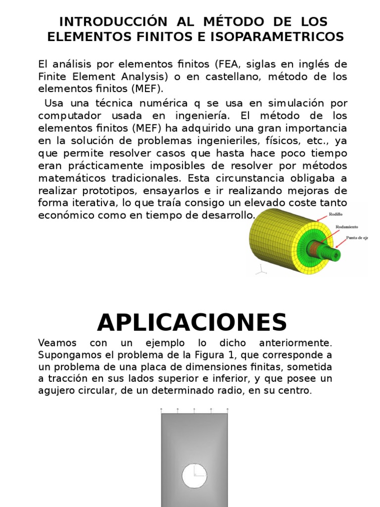 Introducción al Método de Elementos Finitos | PDF | Método de elementos ...