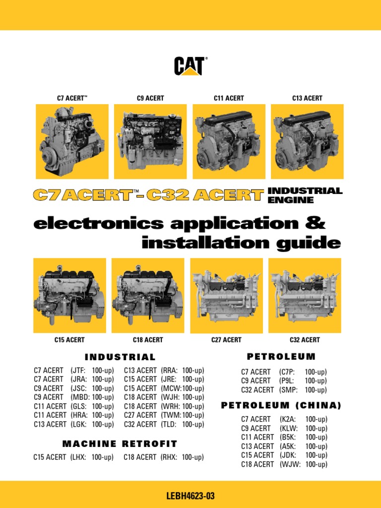 Instalacion y Aplicacion c7 - c32 | PDF | Inyección de combustible ...