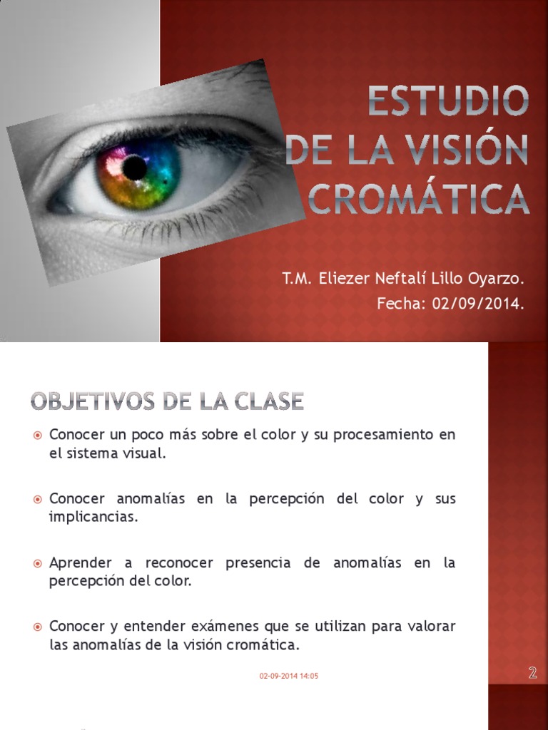 Estudio de La Vision Cromática | PDF | Percepción visual | Ojo humano