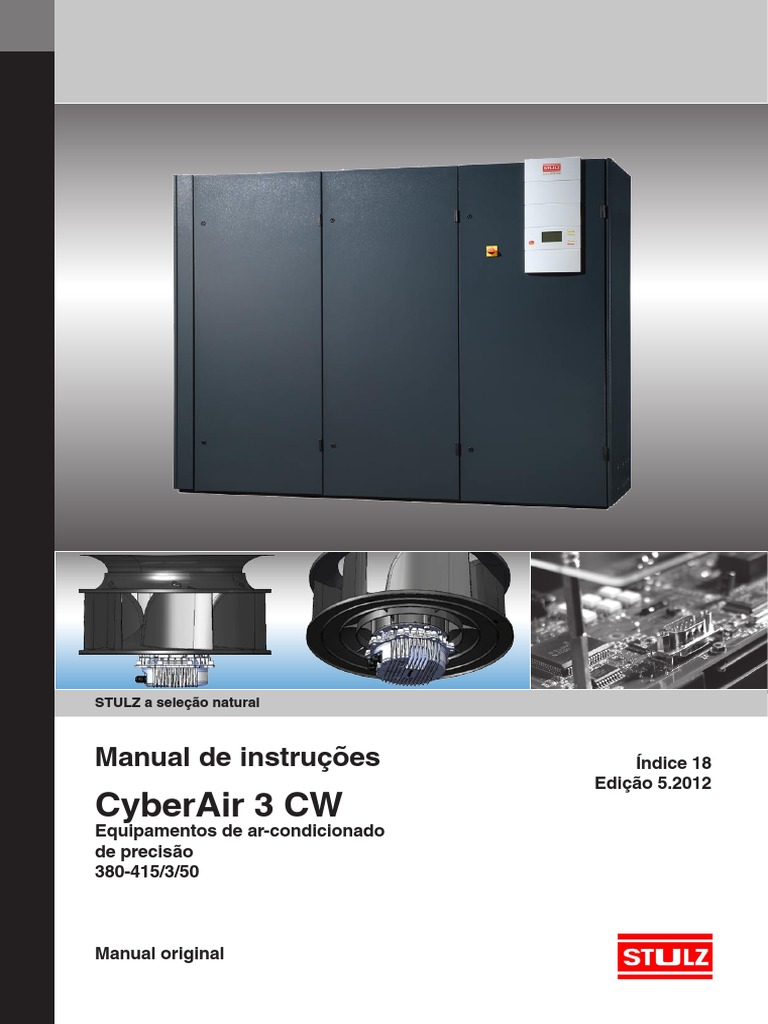 Manual Stulz - Cyber Air 3 Cw - Fan Coil Asd 1180cw | Ar Condicionado ...