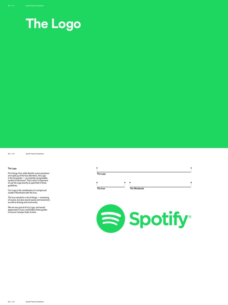 Spotify Visuals - Guidelines (Detailed) | PDF | Logos | Spotify