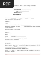 Contoh BAST (Berita Acara Serah Terima) English-Indonesian | PDF