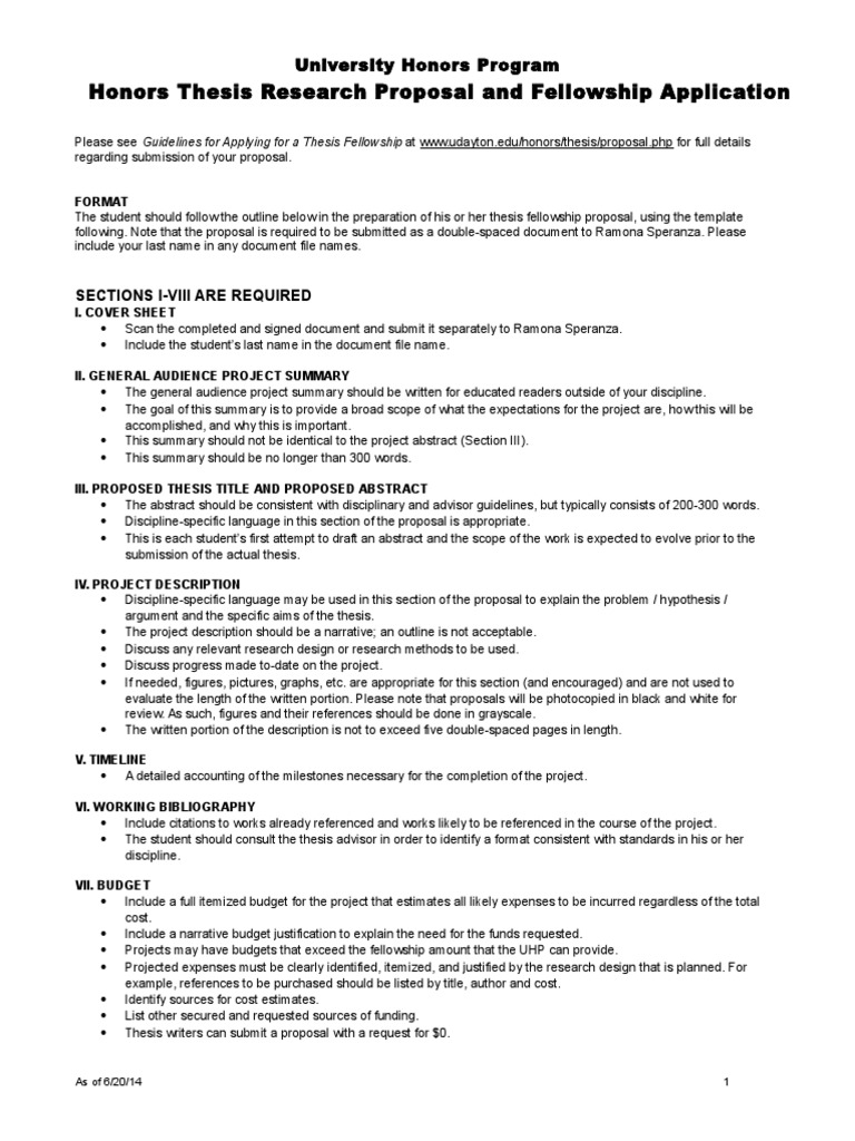 Thesis Proposal Template | PDF | Thesis | Abstract (Summary)