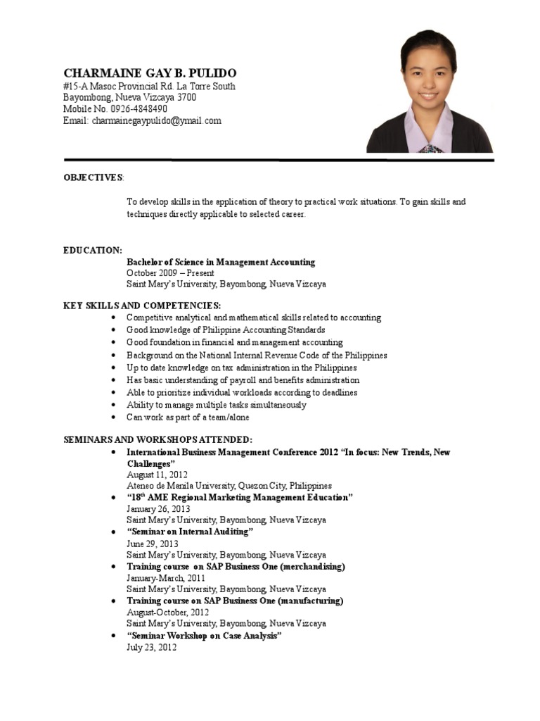 Ming Resume | PDF | Management Accounting | Accounting