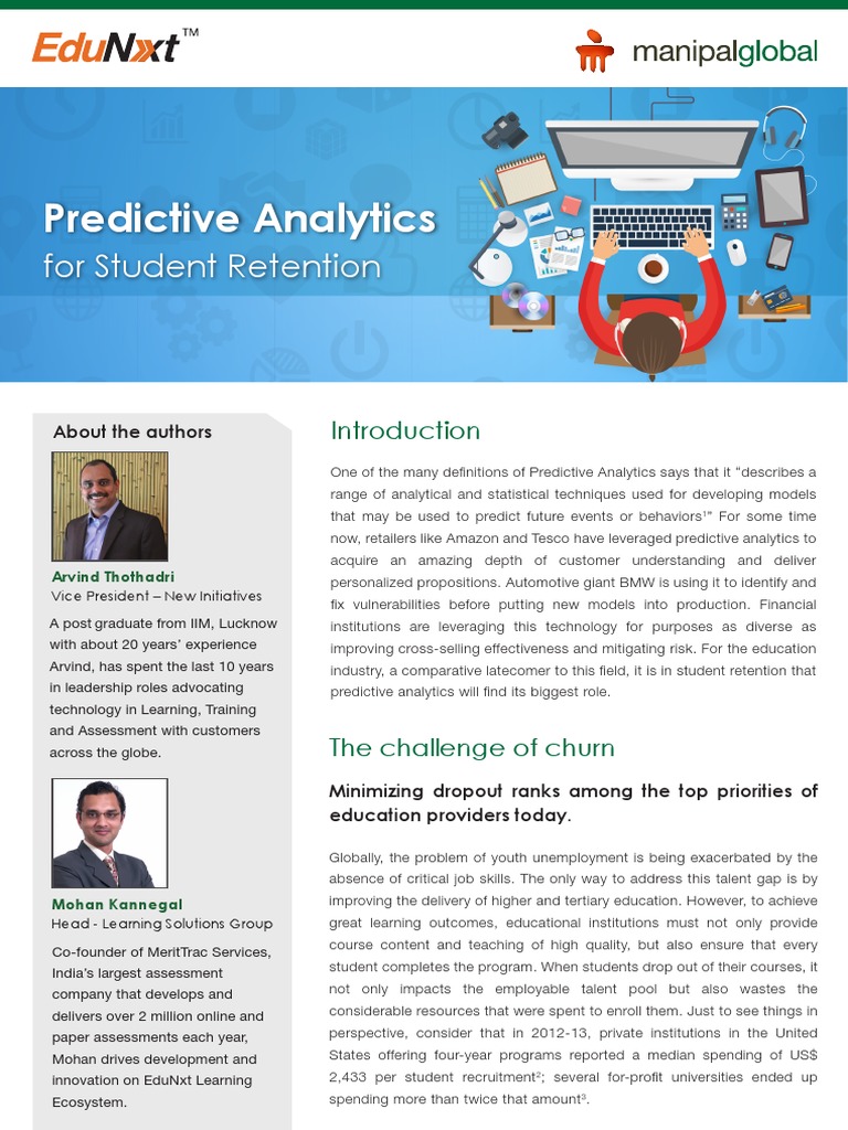 Predictive Analytics For Student Retention | PDF | Analytics ...