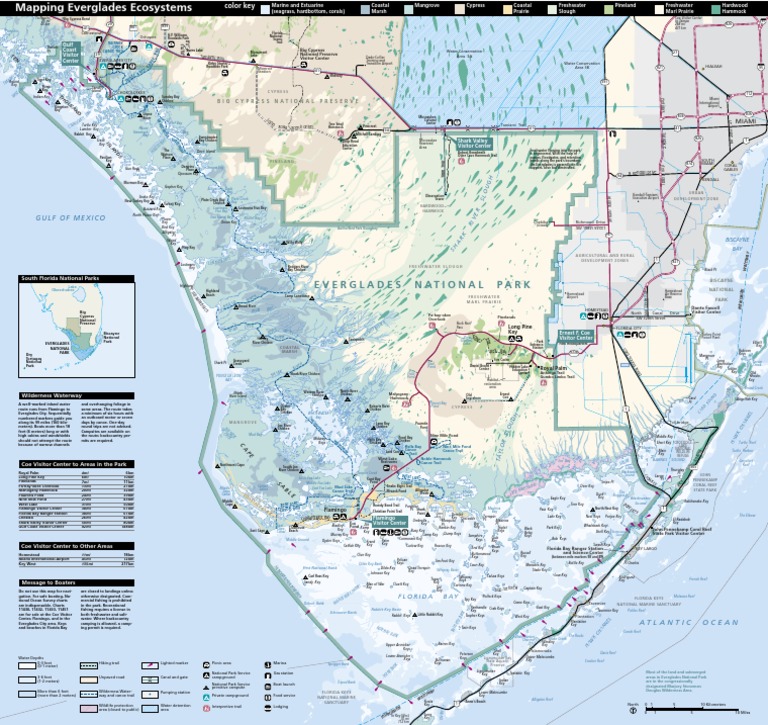 Everglades National Park Map