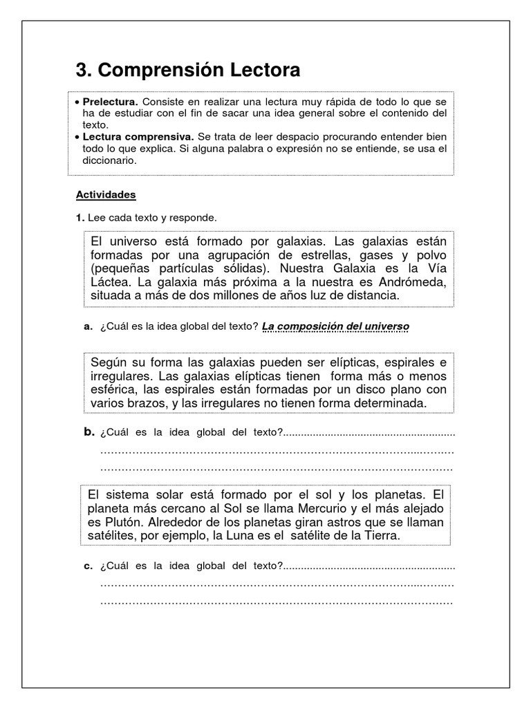 Comprens I On LectorA | PDF | Organismos | Plantas
