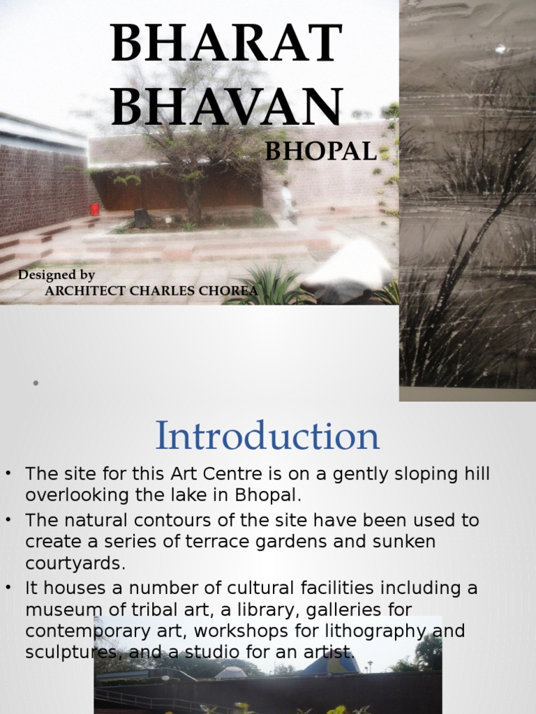 Bhopal: Designed by Architect Charles Chorea | PDF | Courtyard | Theatre