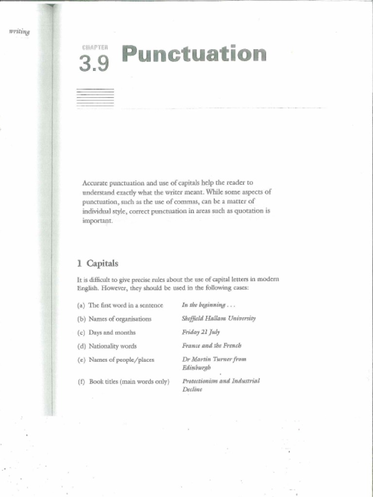3.9 - Punctuation | PDF