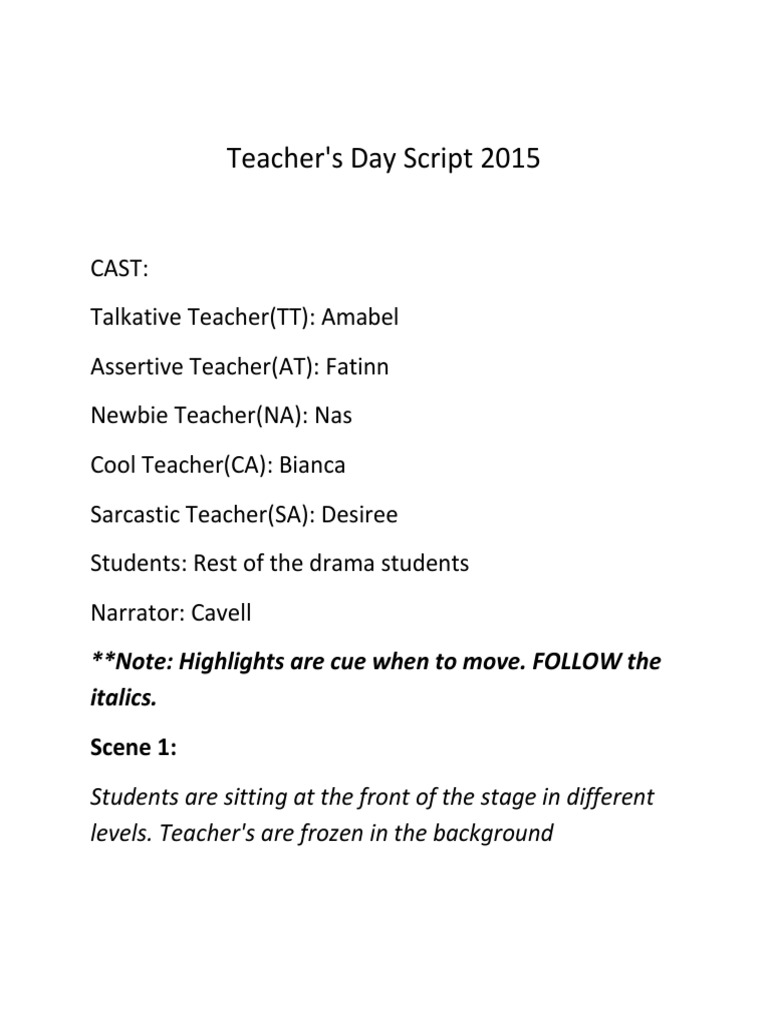 DRama Mcscript | Download Free PDF | Leisure