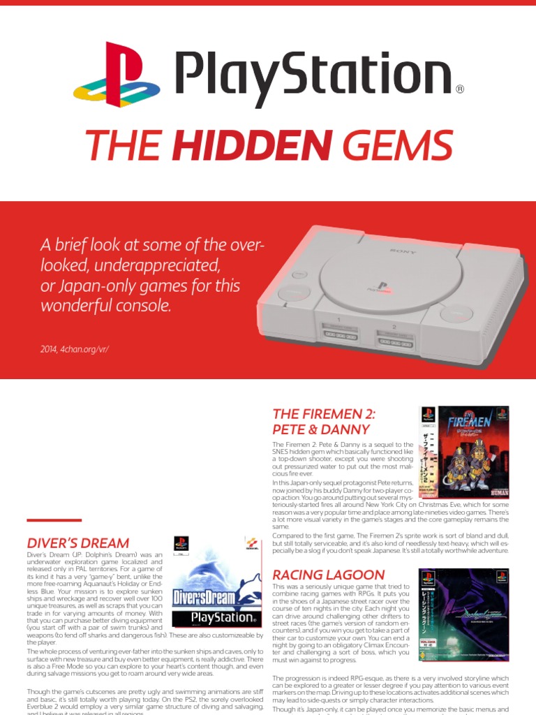 Playstation Hidden Gems | PDF