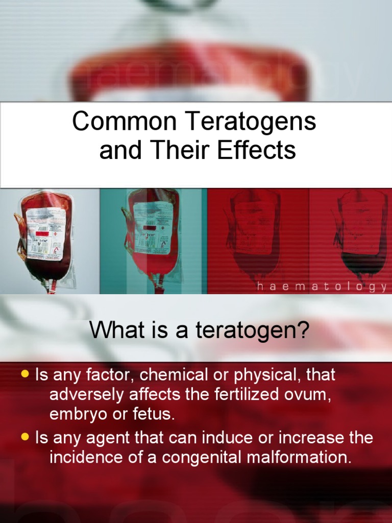 Common Teratogens | Fetus | Prenatal Development
