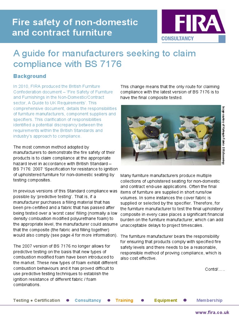 Compliance Guide for BS 7176 Furniture | PDF | Regulatory Compliance ...