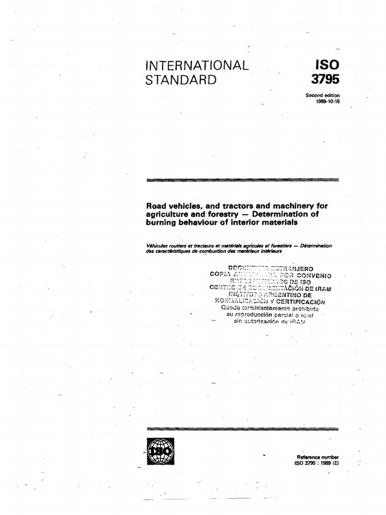Iso 3795 | PDF