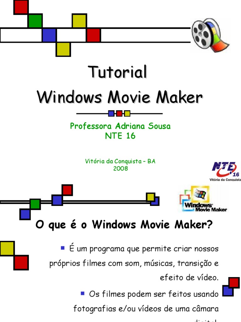 Tutorial Windows Movie Maker | PDF