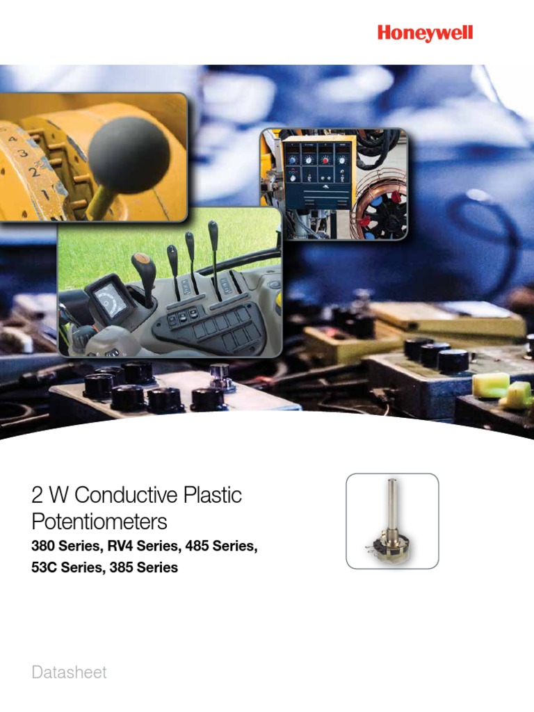 Honeywell Sensing Potentiometers 380 Rv4 485 53c 385 Datasheet 32301266 A En Pdf Engineering