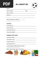 Bio Data Sheet 1 | PDF | Languages | Language Arts & Discipline