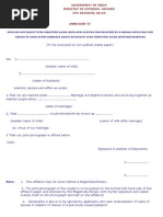 Joint Declaration for Passport Annexure J | PDF