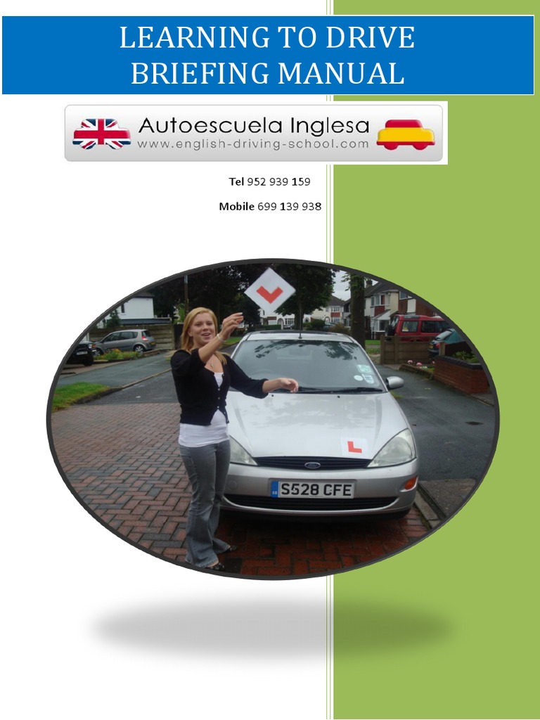 Driving Lesson Briefing Document1 | PDF | Traffic | Traffic Light
