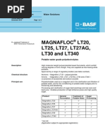 Magnafloc 10: Technical Information Mining Chemicals | PDF | Chemistry ...