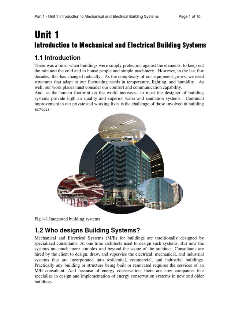 Overview of Building Mechanical Systems | PDF | Hvac | Architect