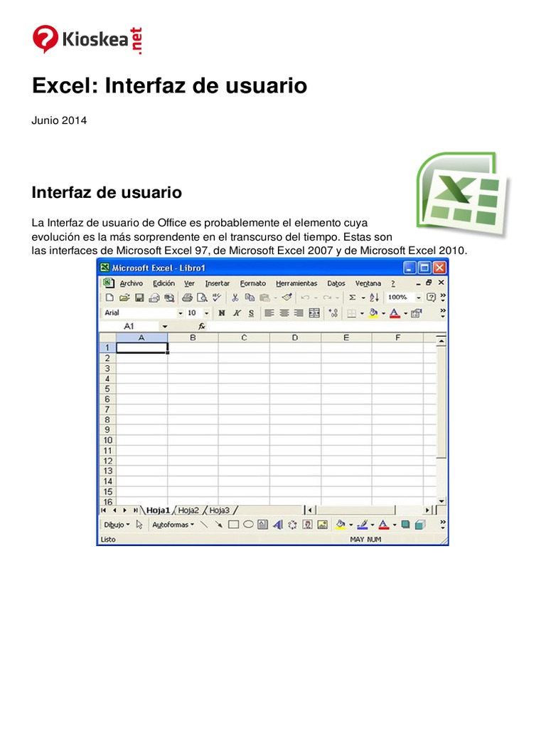 Excel Interfaz Del Usuario | Microsoft Excel | Point and Click