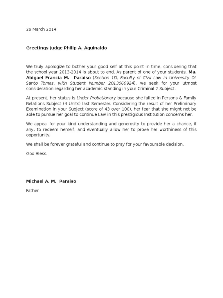 Greetings Judge Philip A. Aguinaldo | PDF