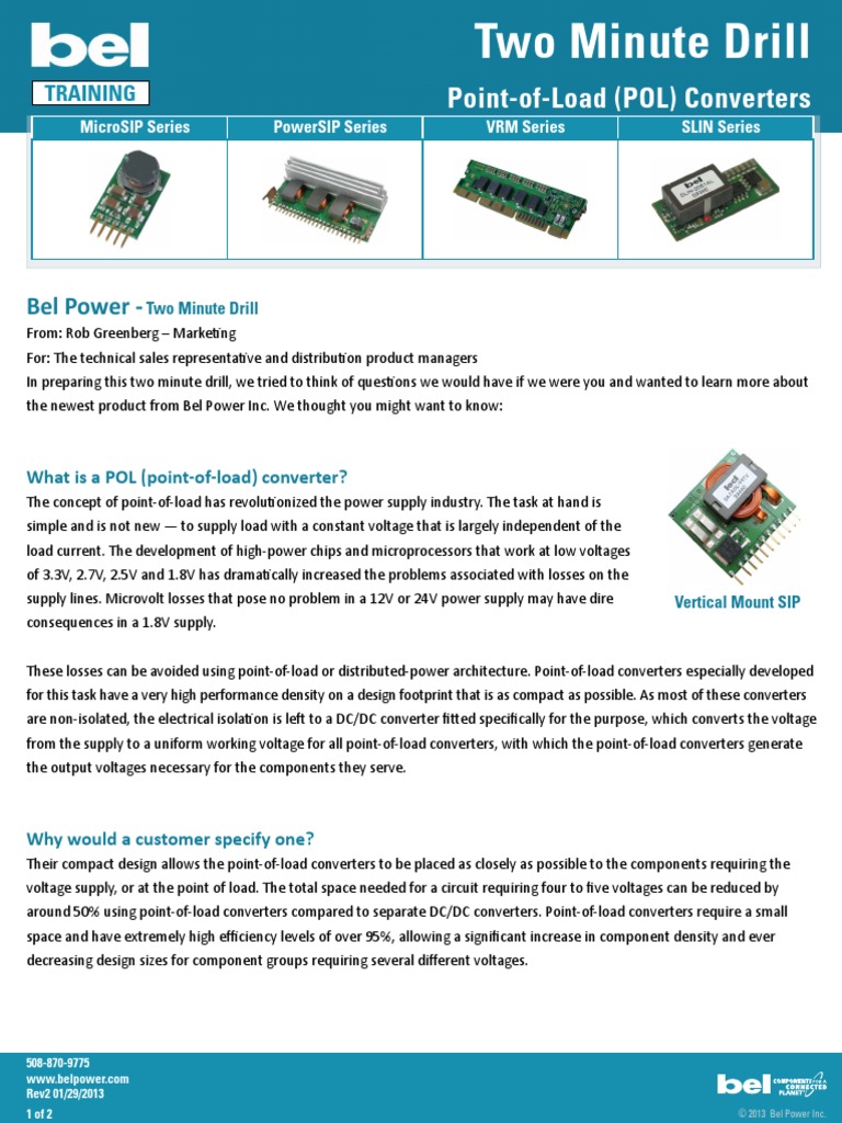 Point-of-Load (POL) Converters | PDF