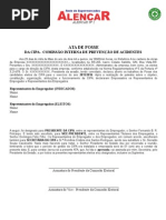 Modelo de CAT para Comunicação de Acidente | PDF | Bem-estar | Médico