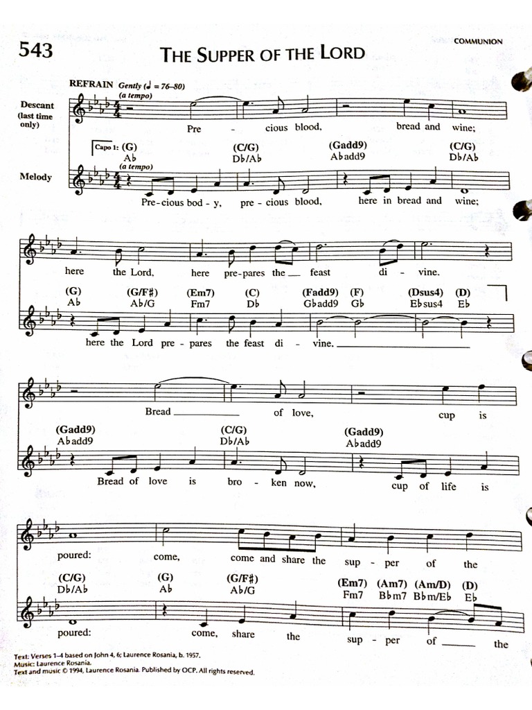 The Supper of the Lord