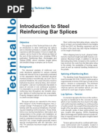 Re-Bar Staggered Lap Splices | PDF | Building Engineering | Civil ...